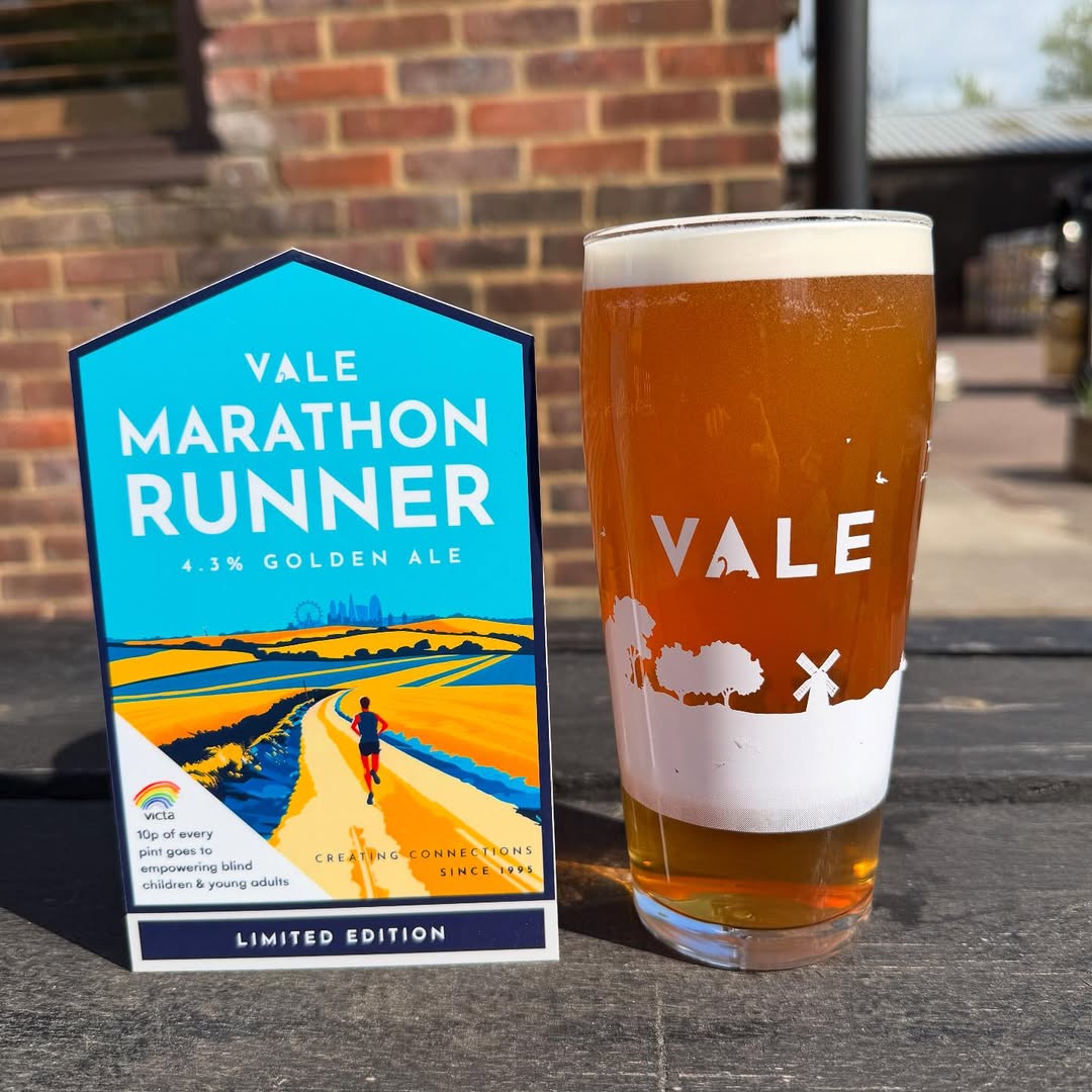 Marathon Runner Pints = £ for VICTA – Vale Brewery
